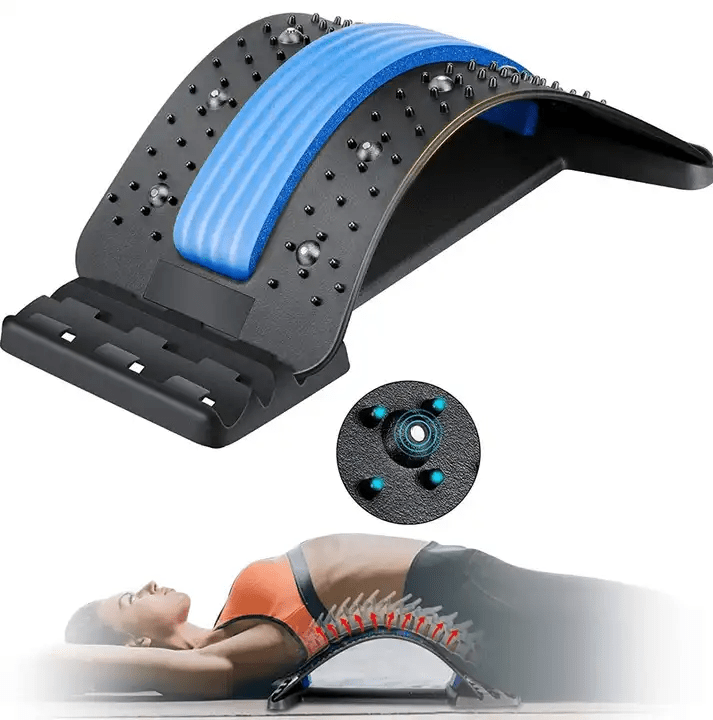 Rug & Nek Stretcher - Kraak en Strek je Rug van uit Huis